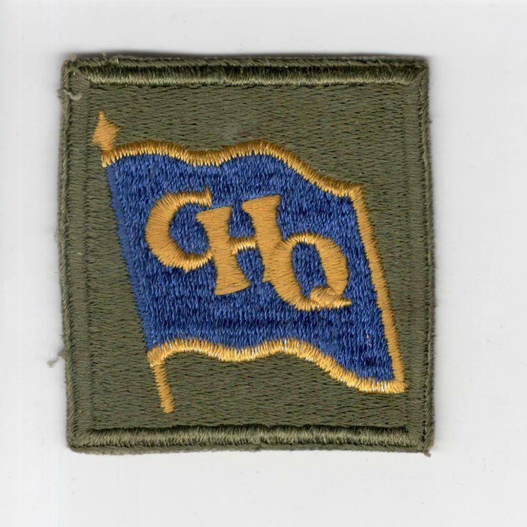 HTF Blue GHQ WW 2 US Army General Headquarters Pacific Patch Inv F650 ...