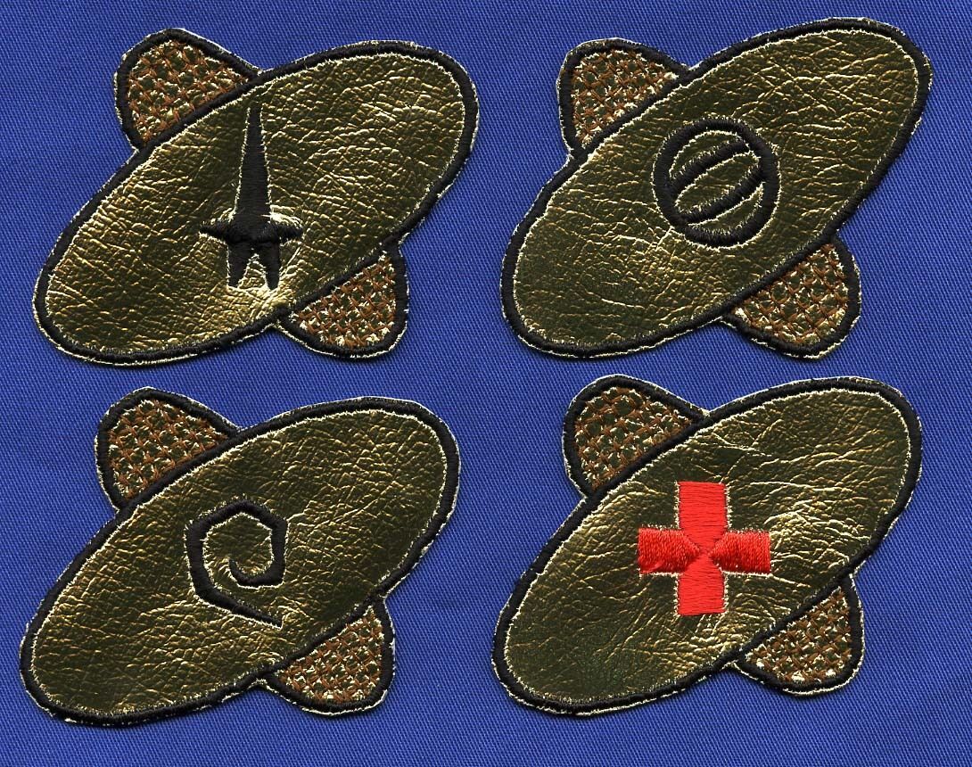 Classic TOS Star Trek USS Constitution Patch Set | #14673794