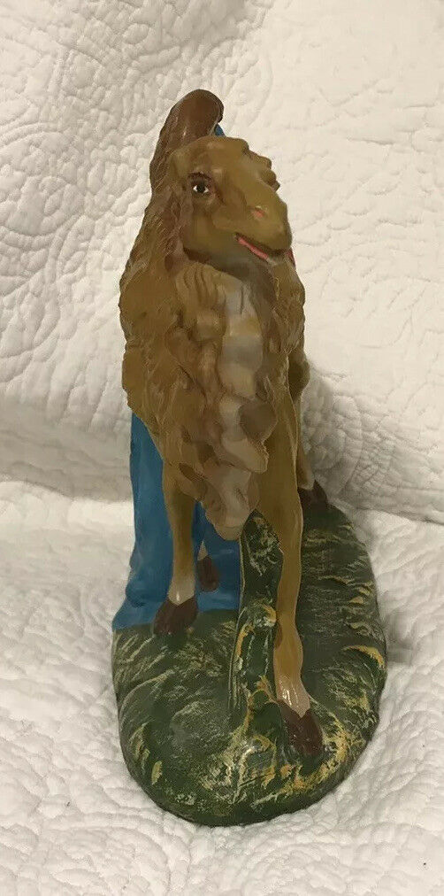Vintage ITALY Paper Mache Nativity Standing Camel HAND PAINTED | #14607770
