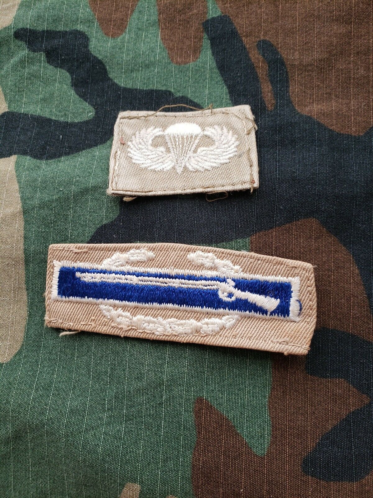 WWII US Army Airborne Infantry Jump Wings Combat Infantry Badge CIB ...
