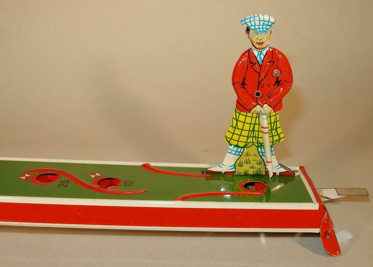 Tin Litho Golf Putting Tabletop Game Made In West Germany With Box ...