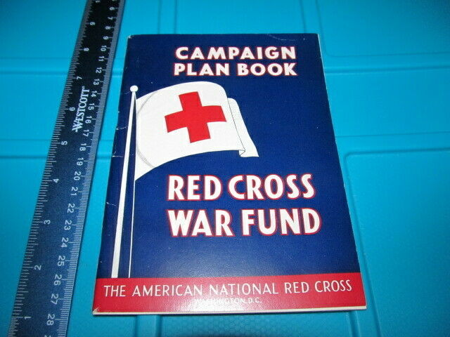 WWII American Red Cross War Fund Campaign Plan Book | #14621647
