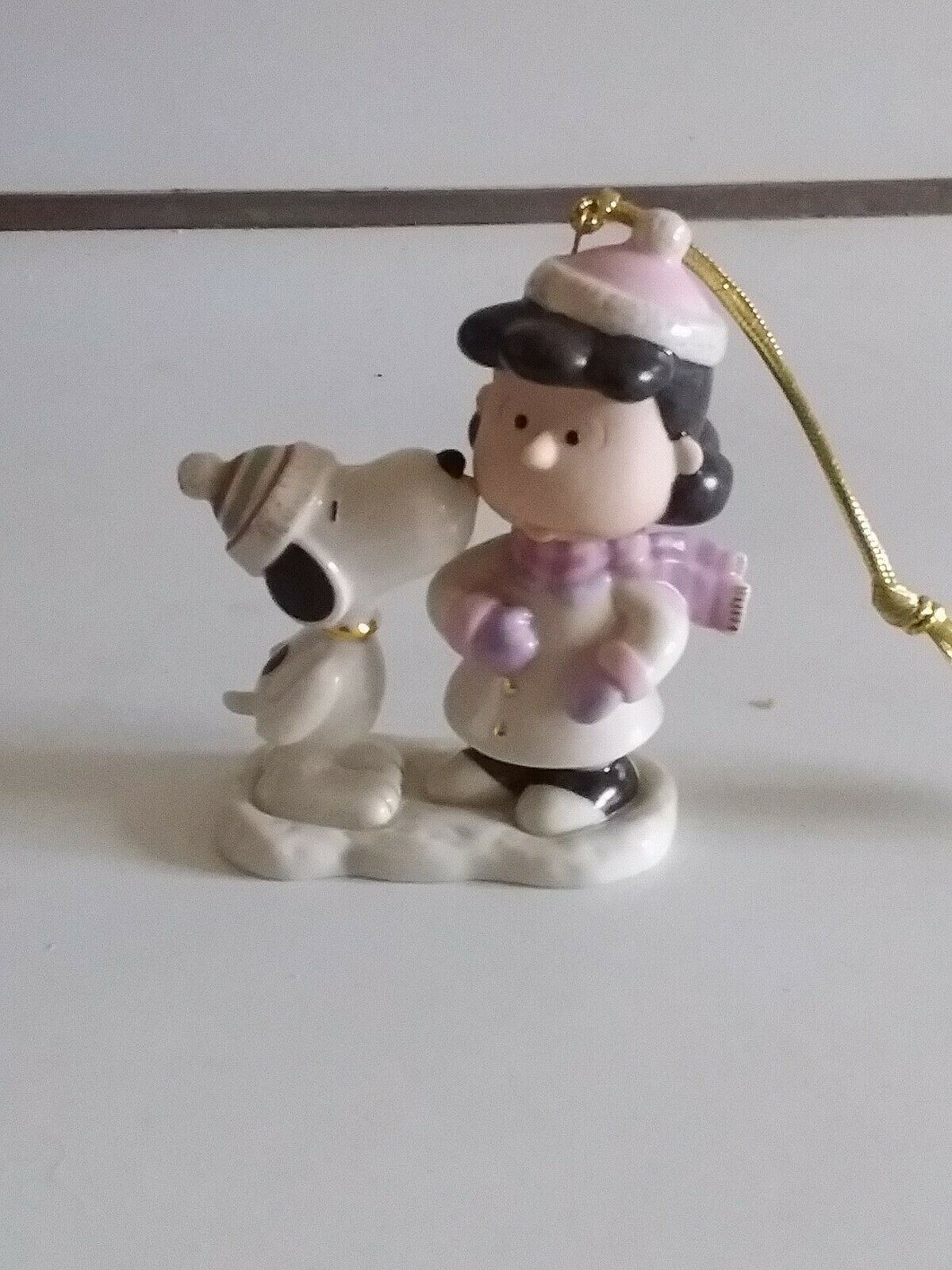 Lenox Peanuts Holiday - Lucy’s Christmas Smooch Figurine Ornament ...