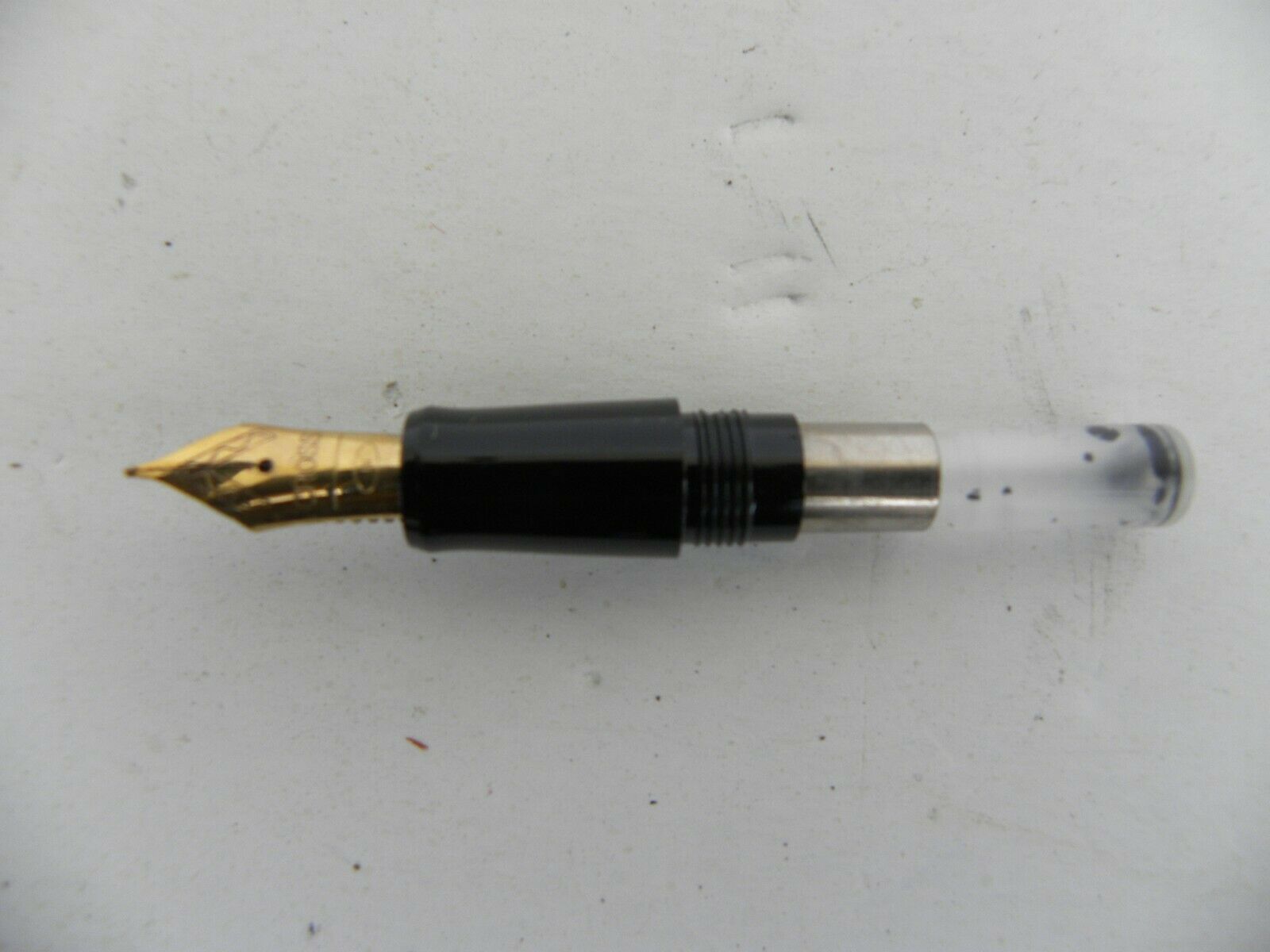 1950s Black Cross Fountain Pen With A Plastic Ink Reservoir / Cartridge ...