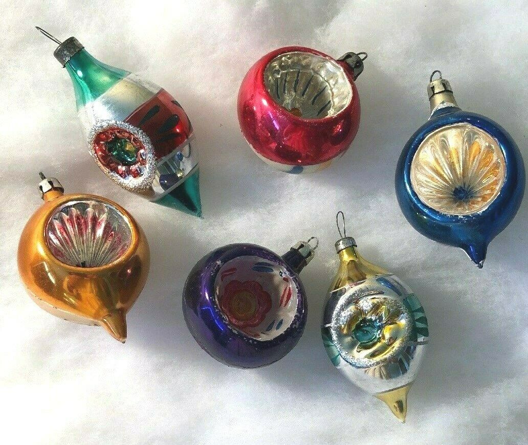 Mercury Glass Christmas Ornaments