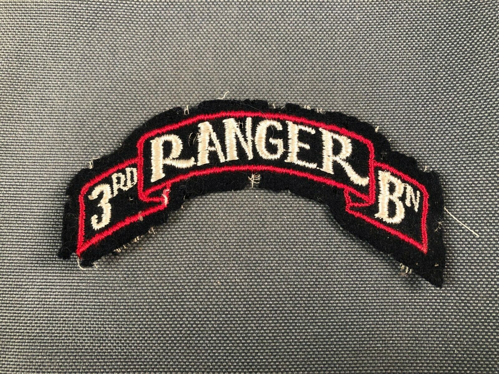 WW2 US Army 3rd Ranger Battalion Scroll Patch 897O | #14719588