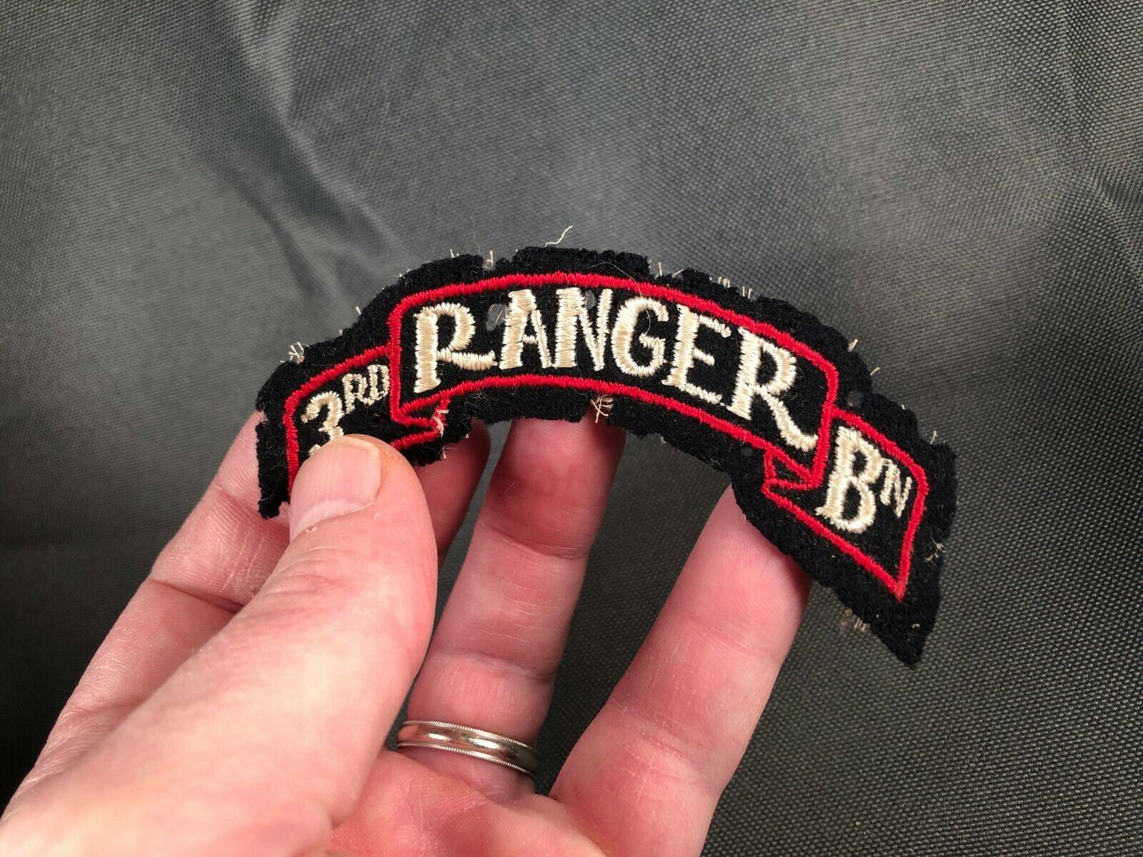 WW2 US Army 3rd Ranger Battalion Scroll Patch 897O | #14719588