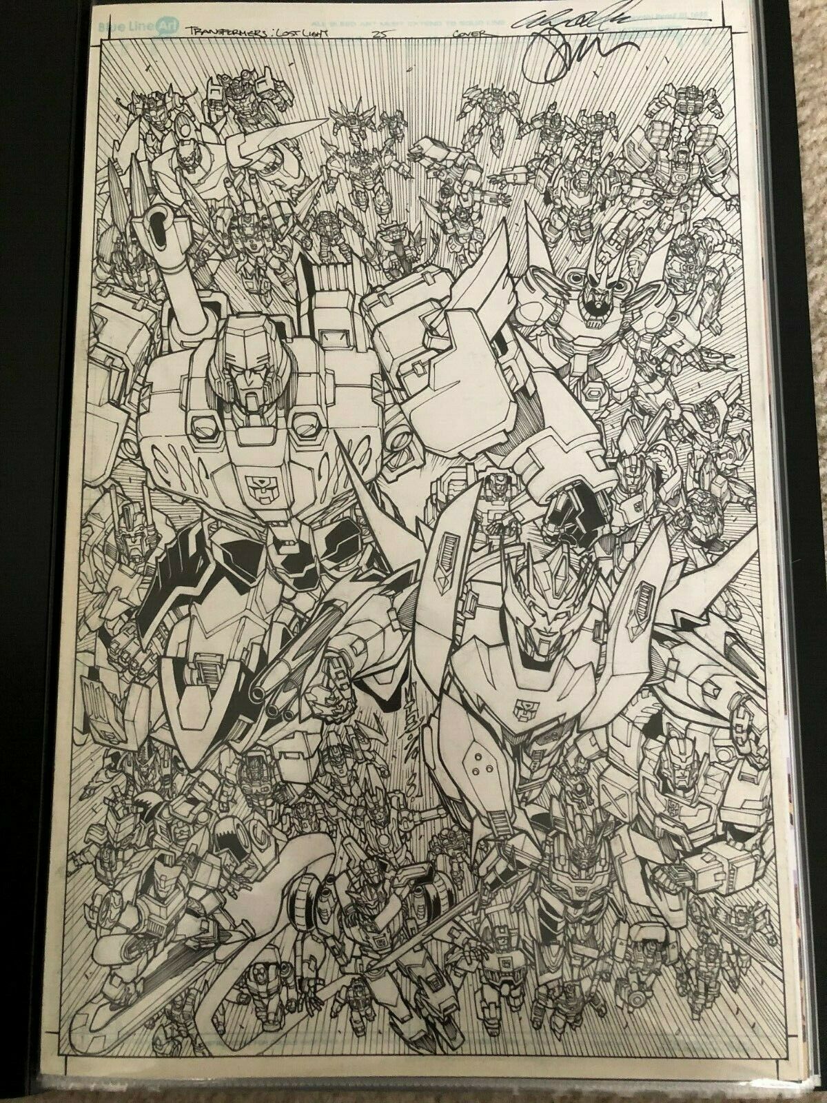 Alex Milne Transformers Lost Light 25 Variant Cover Art MTMTE Signed ...