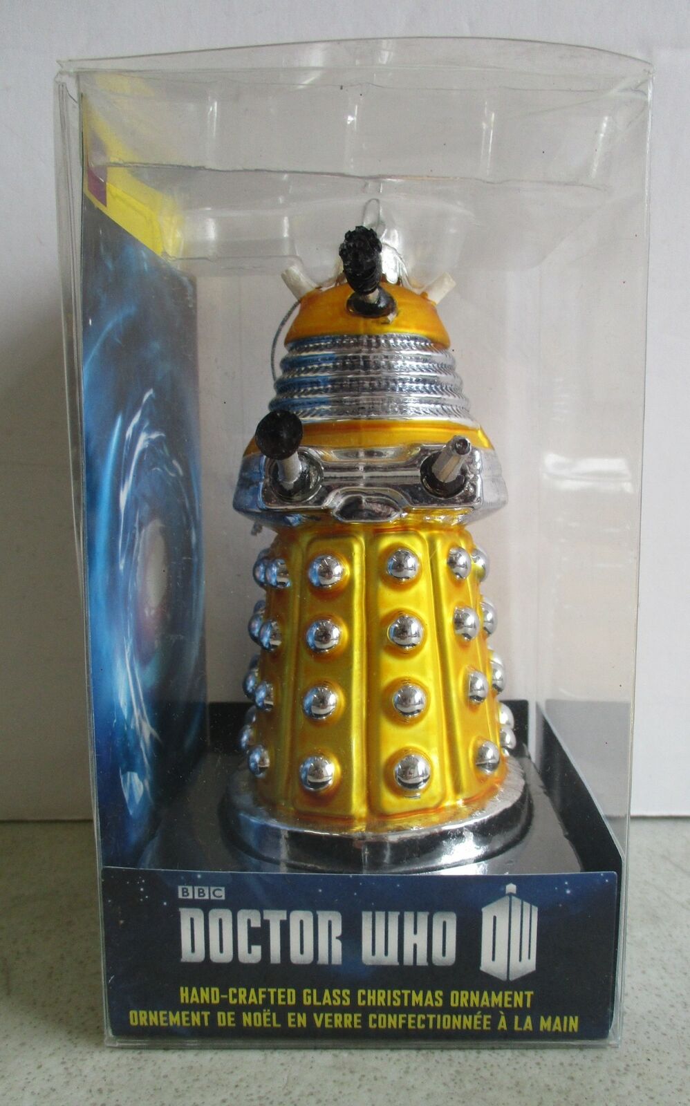 MIP 2012 KURT S. ADLER BBC DOCTOR WHO YELLOW DALEK GLASS CHRISTMAS ...
