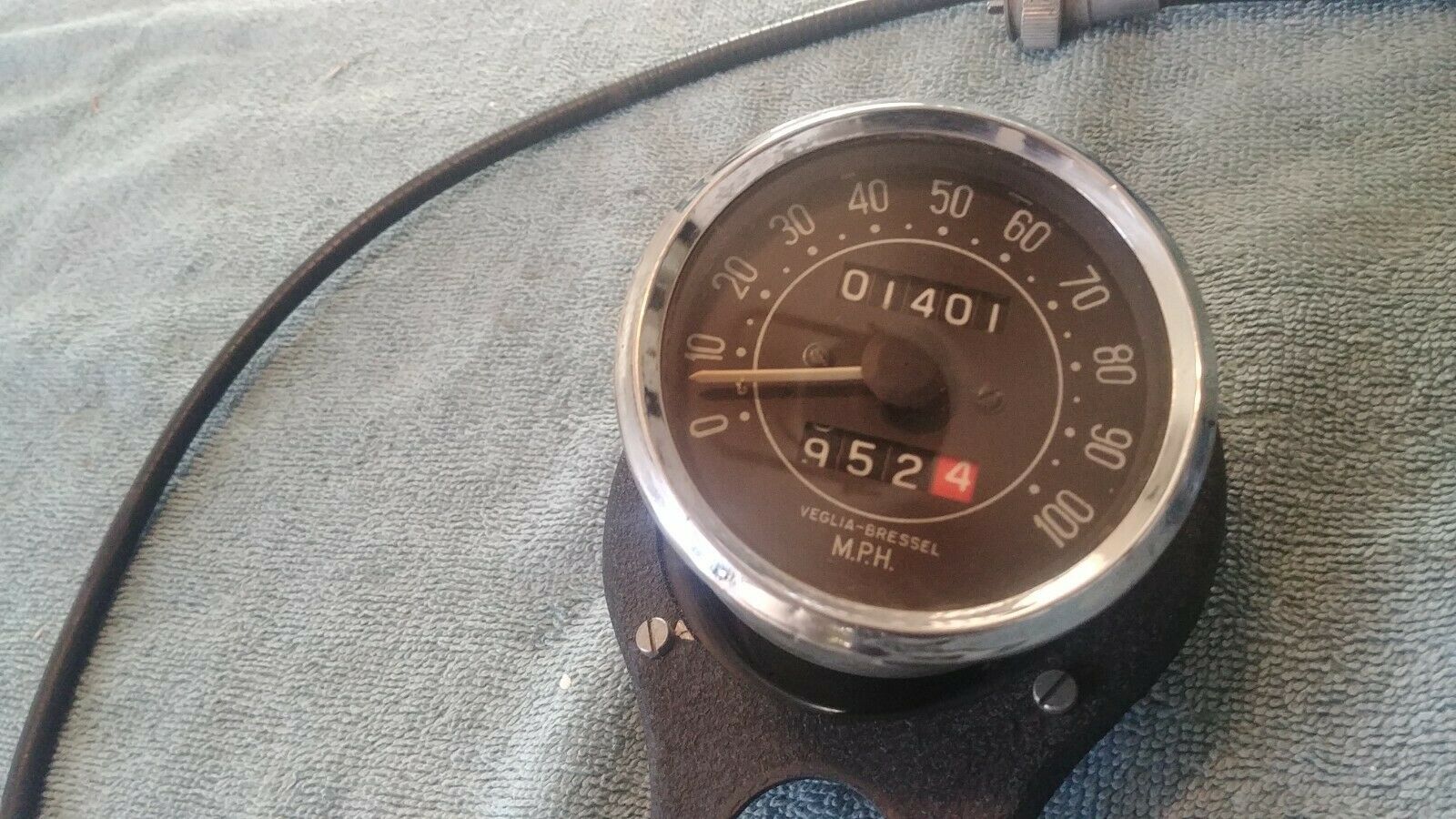 VEGLIA BRESSEL SPEEDO DRIVE MOUNT CABLE BULTACO HUSQVARNA ETC. VINTAGE ...