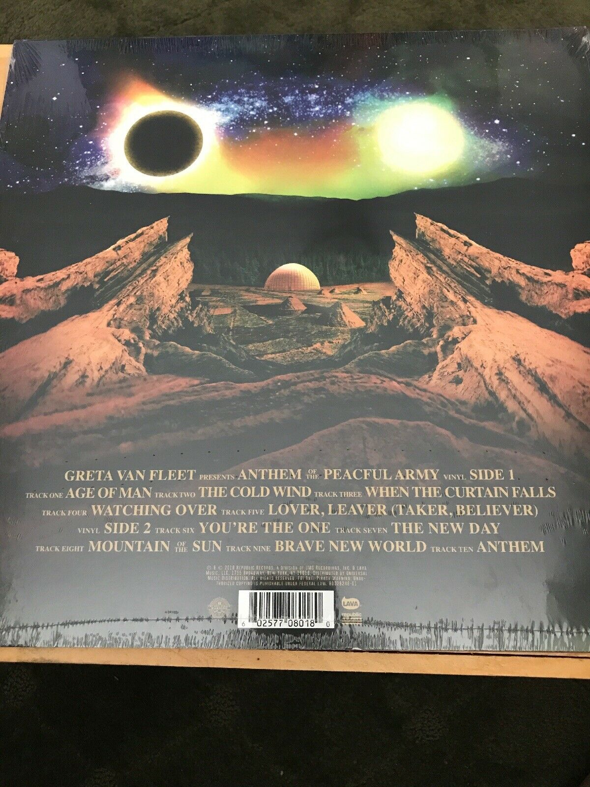 2018 Greta Van Fleet Anthem Of The Peaceful Army Limited Red Vinyl LP ...