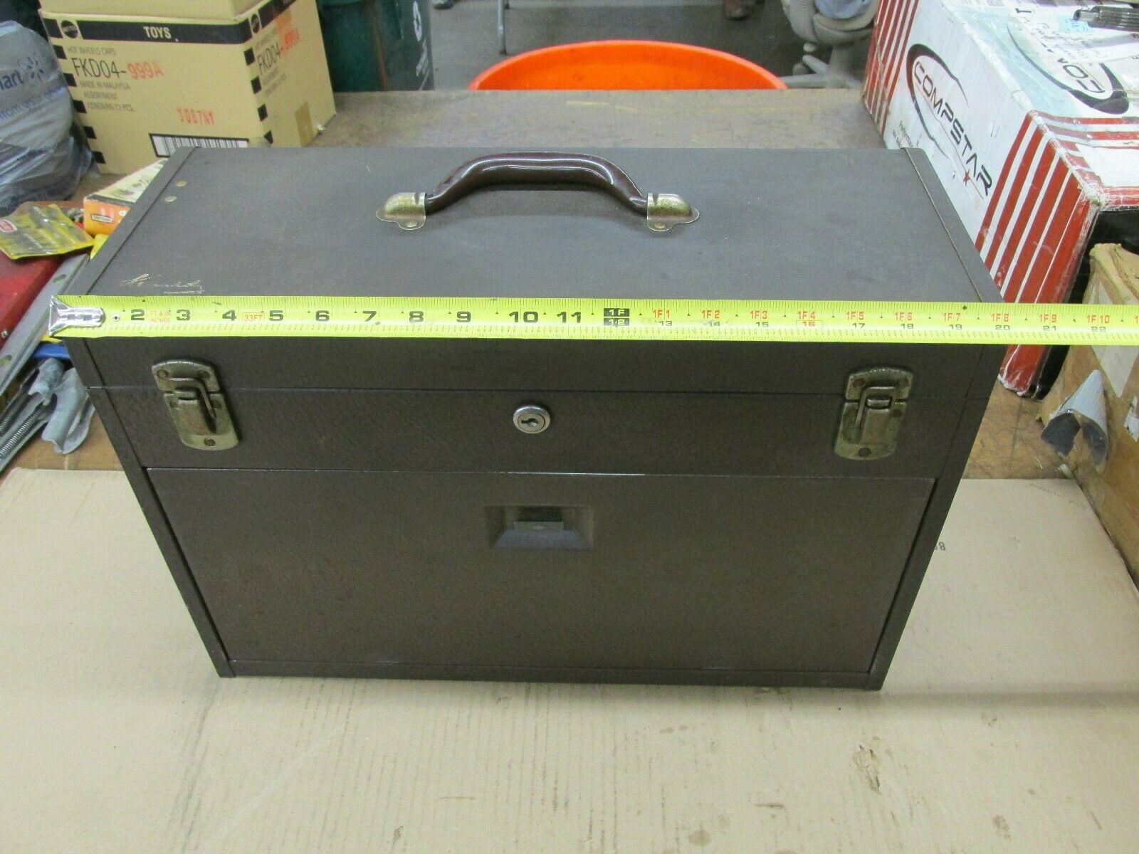 Vintage Kennedy 520 Machinist Box Packed Full With 86 Lbs. Of Machinist ...