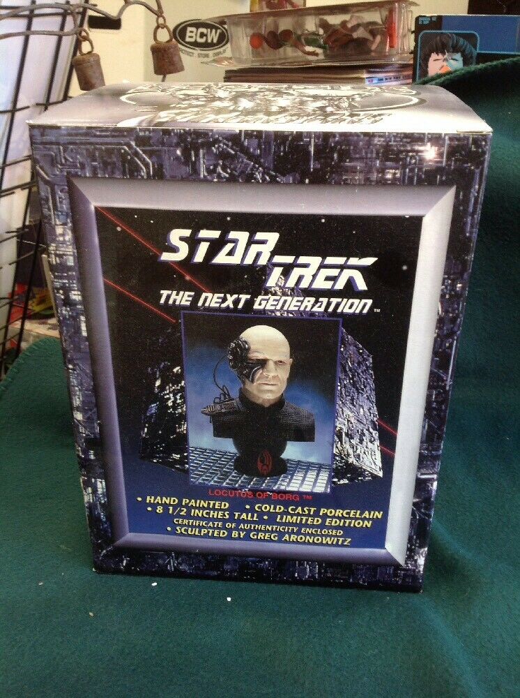 1996 STAR TREK THE NEXT GENERATION LOCUTUS OF BORG STATUE LEGENDS 3D ...