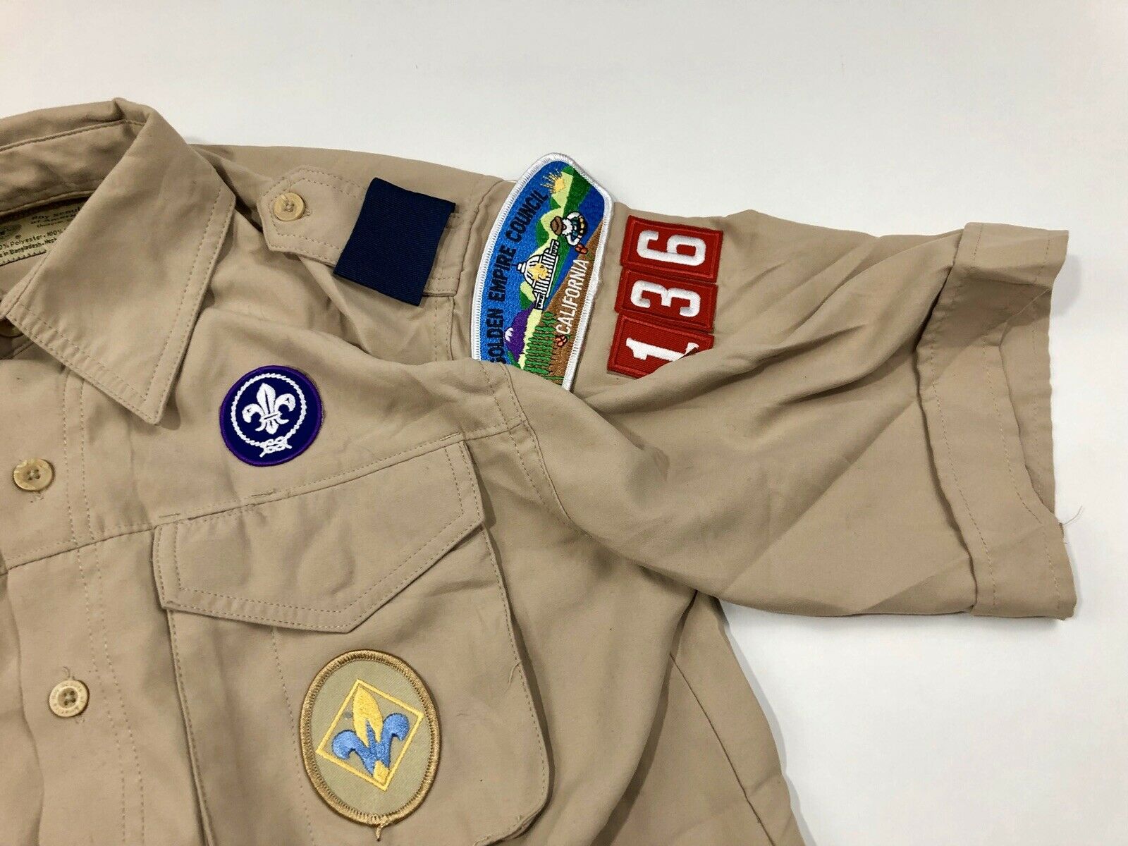 Boy Scouts Of America BSA Official Uniform Shirt Boys Youth Large ...