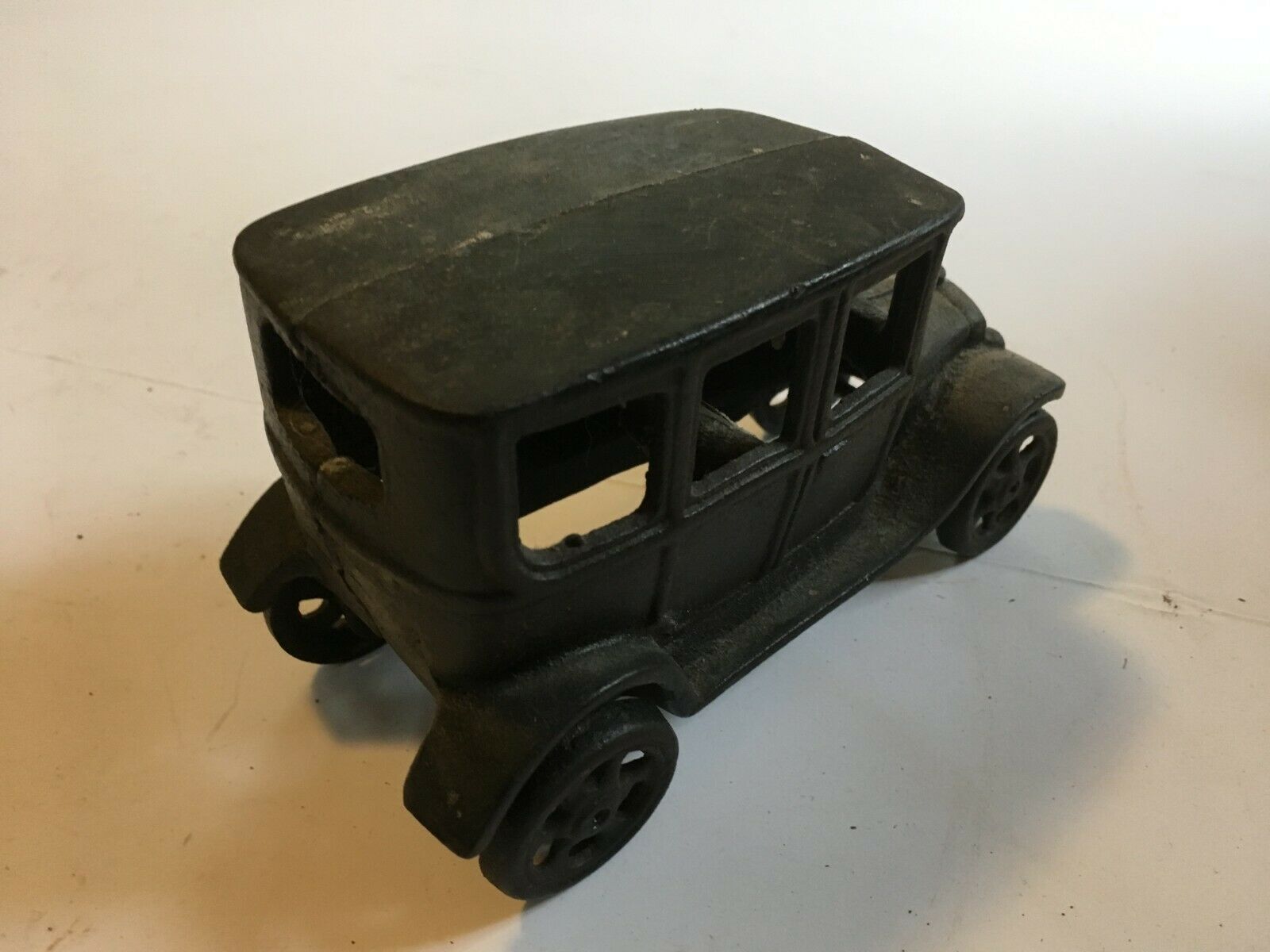 Antique Cast Iron Car Model A Ford 6 " Long | #14452344
