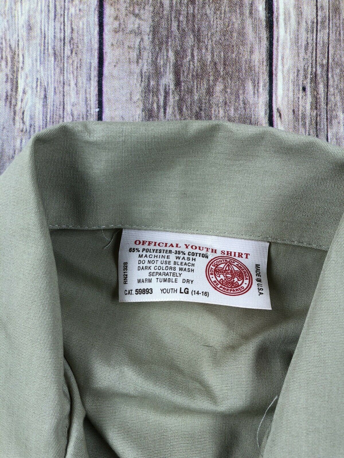 Boy Scouts Of America BSA Official Uniform Shirt Boys Youth Large ...