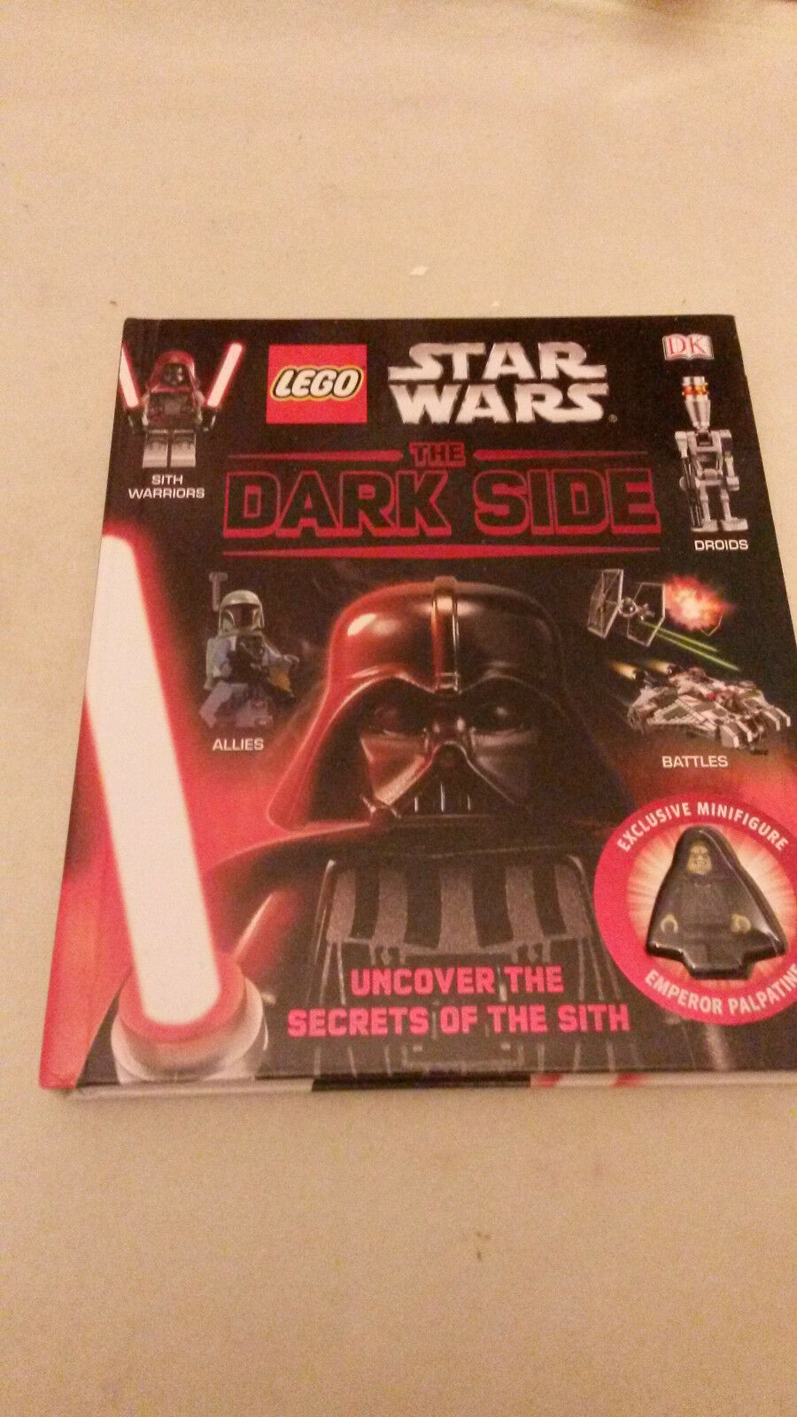 2014 Lego Star Wars The Darkside Book W/ Exclusive Minifigure Emperor ...
