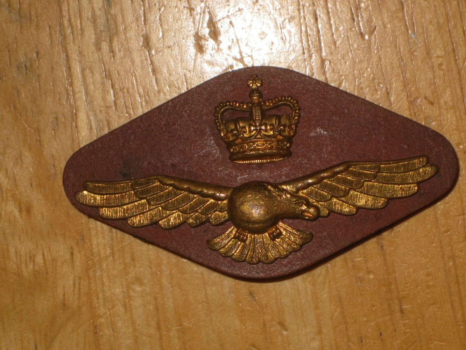 QC Canadian Cap Badge Royal Canadian Air Force RCAF Officer | #14625439