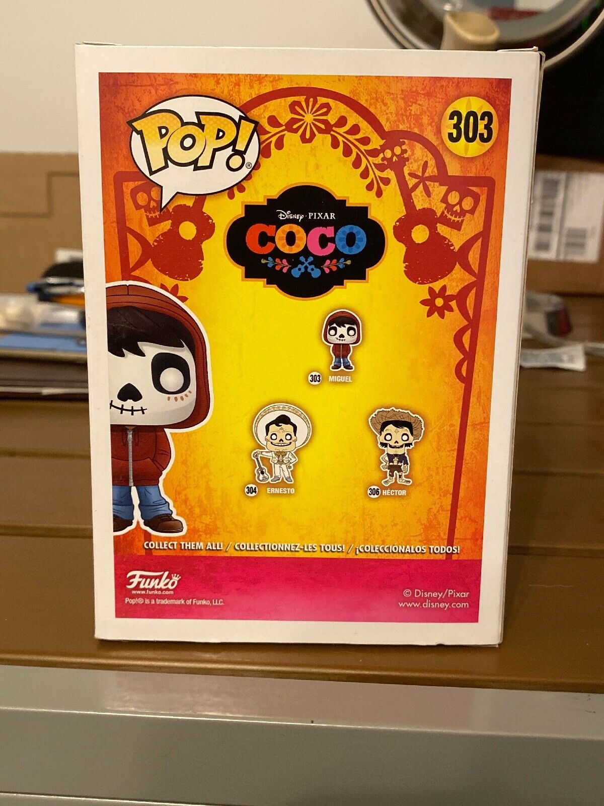 Flawed Box Funko Pop Disney Pixar Coco Miguel 303 Vinyl Figure | #14460496