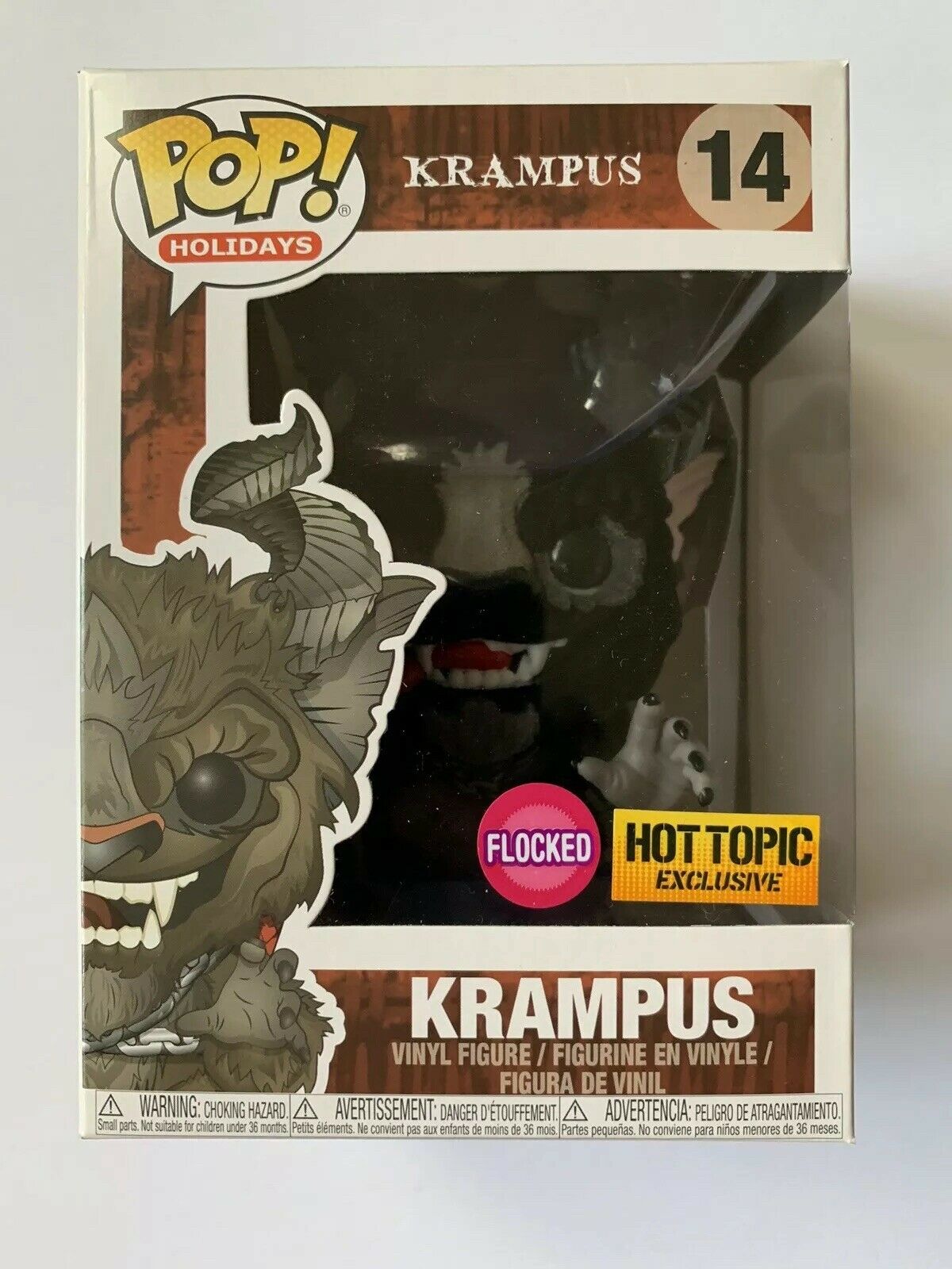 Funko Pop Holidays KRAMPUS Flocked Hot Topic Exclusive | #14444534