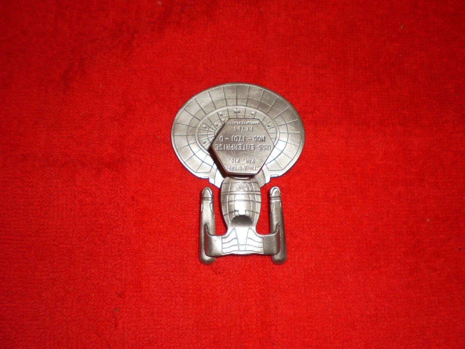 Rawcliffe Star Trek The Next Generation 1701 - D Enterprise Pewter Ship ...