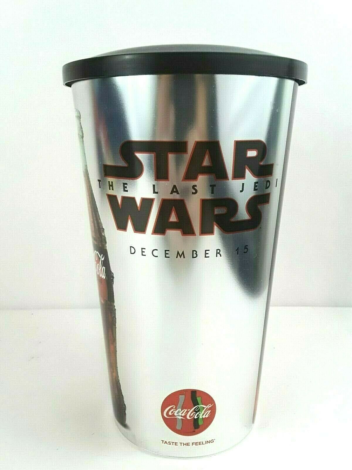Star Wars THE LAST JEDI Hard Plastic Drinking Cup Coca Cola Movie ...