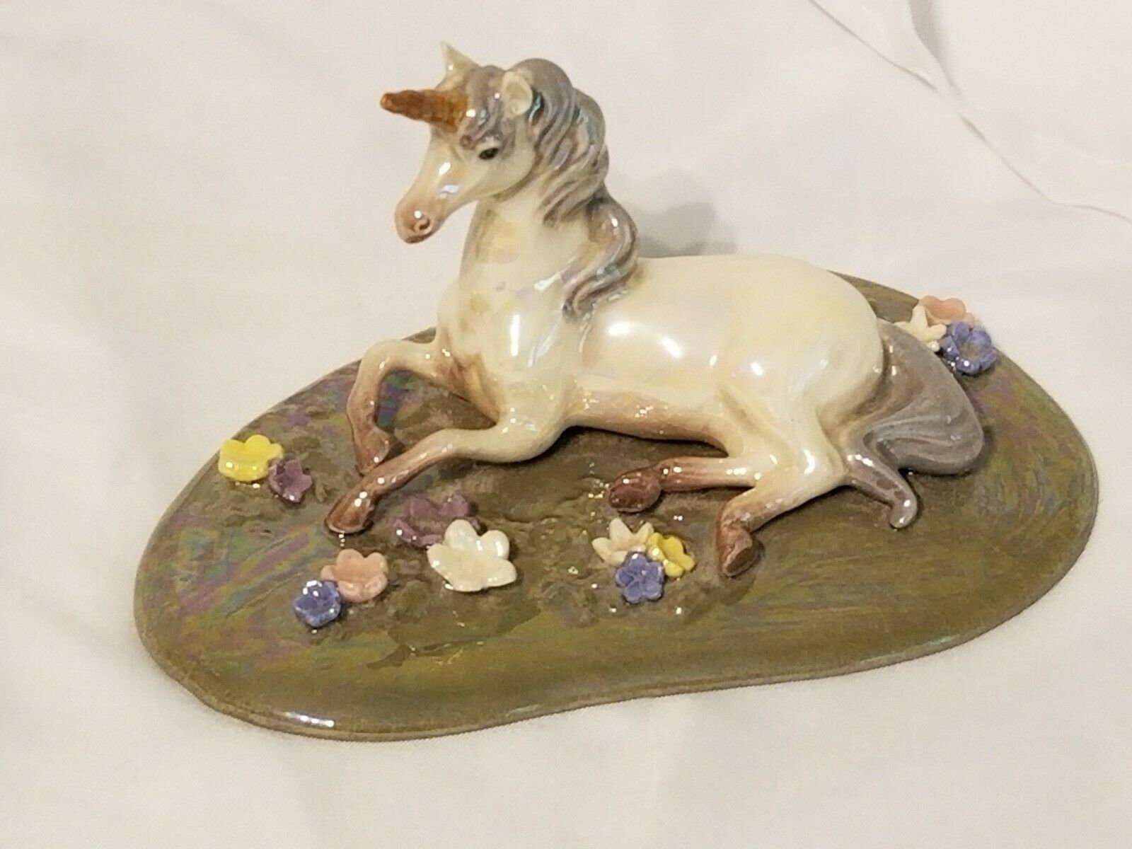 Vintage Hagen Renaker Unicorn Figurine Unicorn On Base Part Of 3040 C1 ...