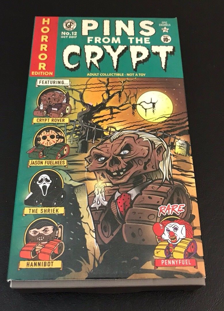 Epic Enamels Pins From The Crypt Horror Edition 10/17 Geek Fuel Crypt ...