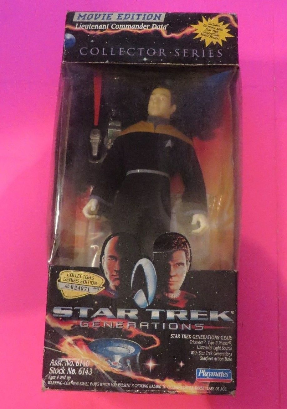 1994 Star Trek GENERATIONS LIEUTENANT COMMANDER DATA Playmates INC ...