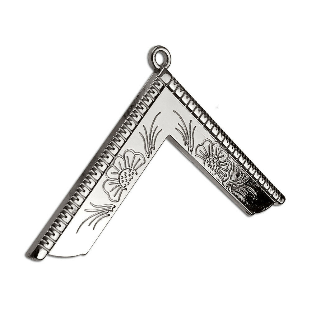 Masonic Worshipful Master Silver Pendant Square Collar Jewel Masons ...