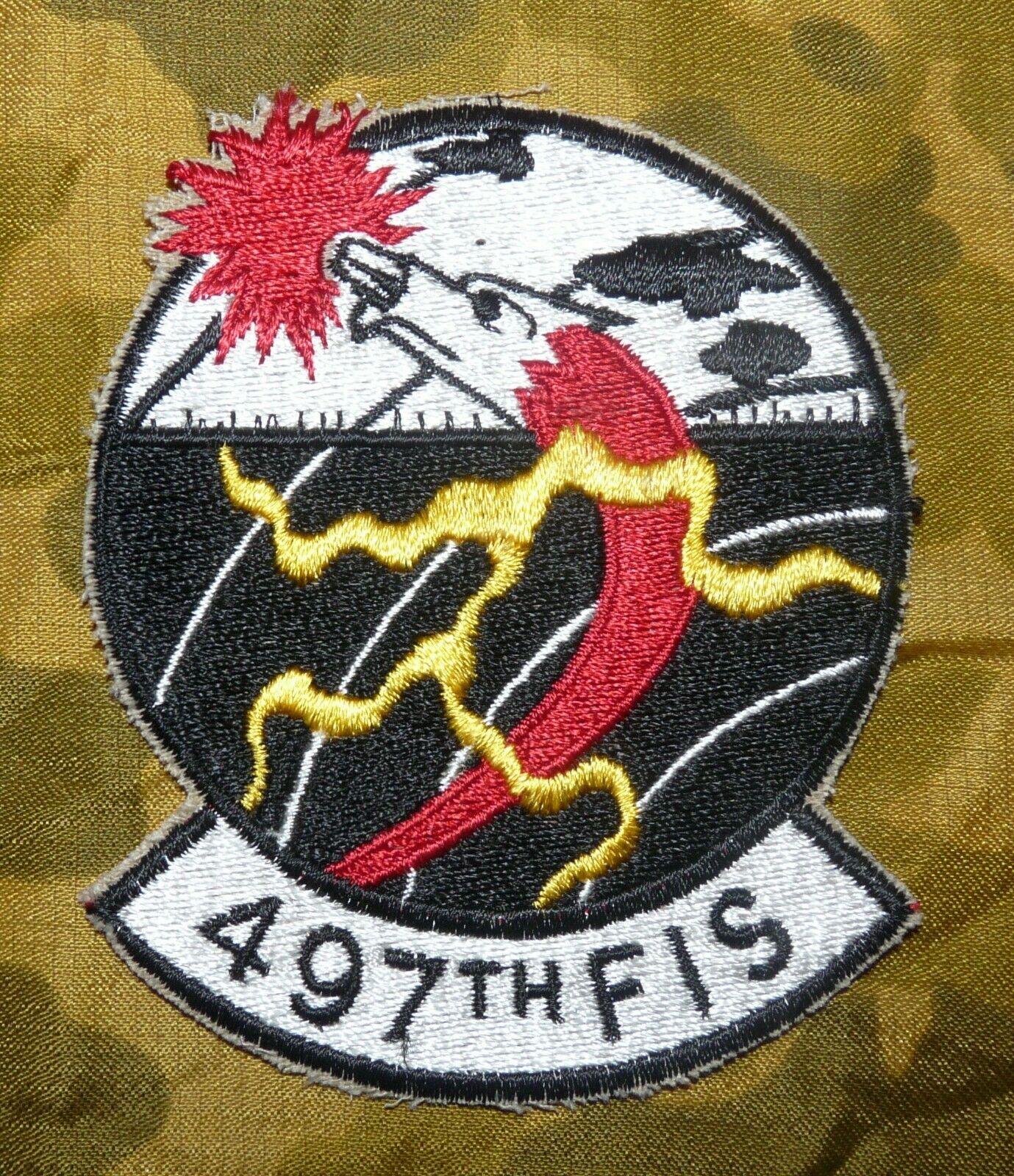 Vietnam War Era USAF 497th Fighter Interceptor Squadron FIS Embroidered ...
