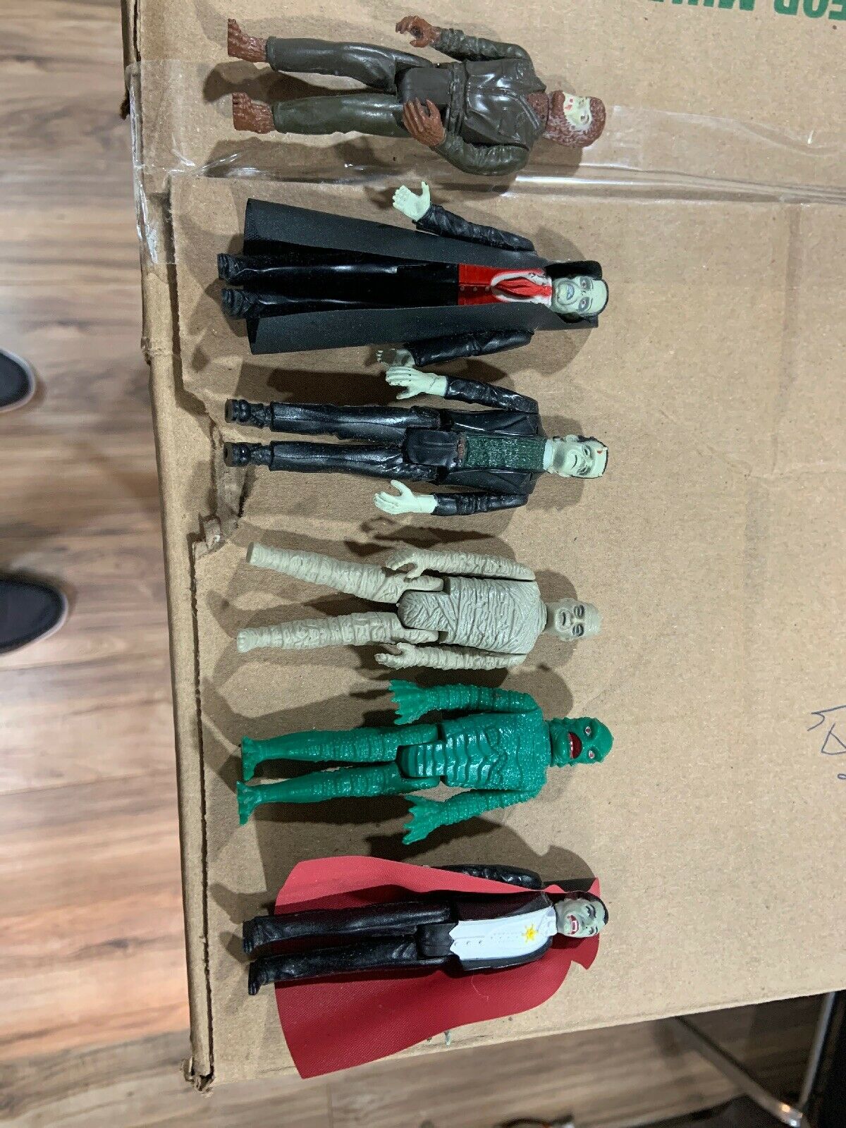 Set Of 6 Vintage 1980 Remco Universal Mini Monster Action Figures ...