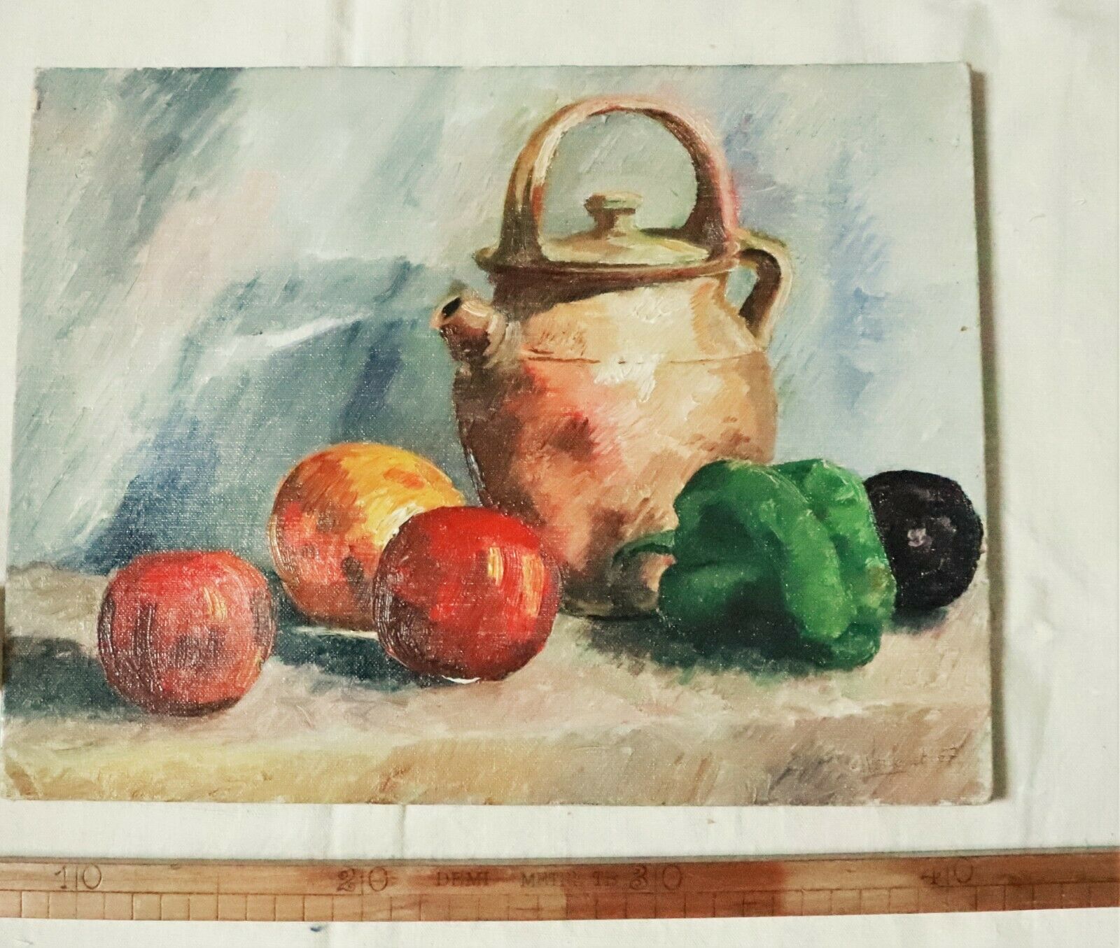 Vintage French Provence Still Life Oil Painting Dated And Signed C ...