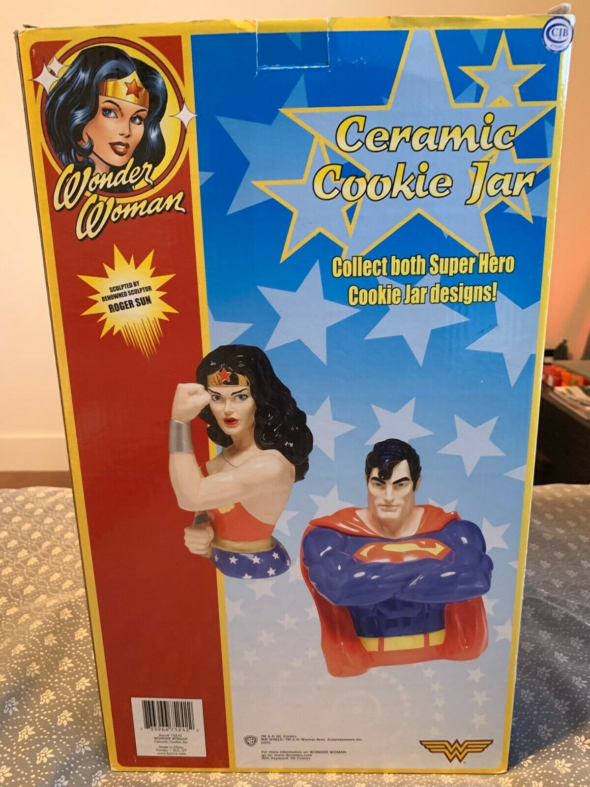 Vandor DC Comics Wonder Woman Ceramic Cookie Jar - | #14175771