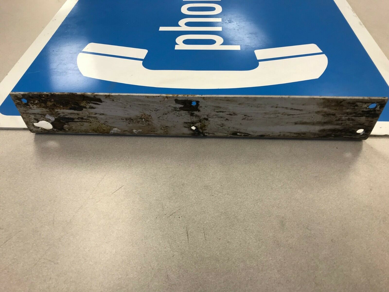 Vintage Bell System Large Pay Phone Sign, Circa 1970 ' S. Double Sided ...