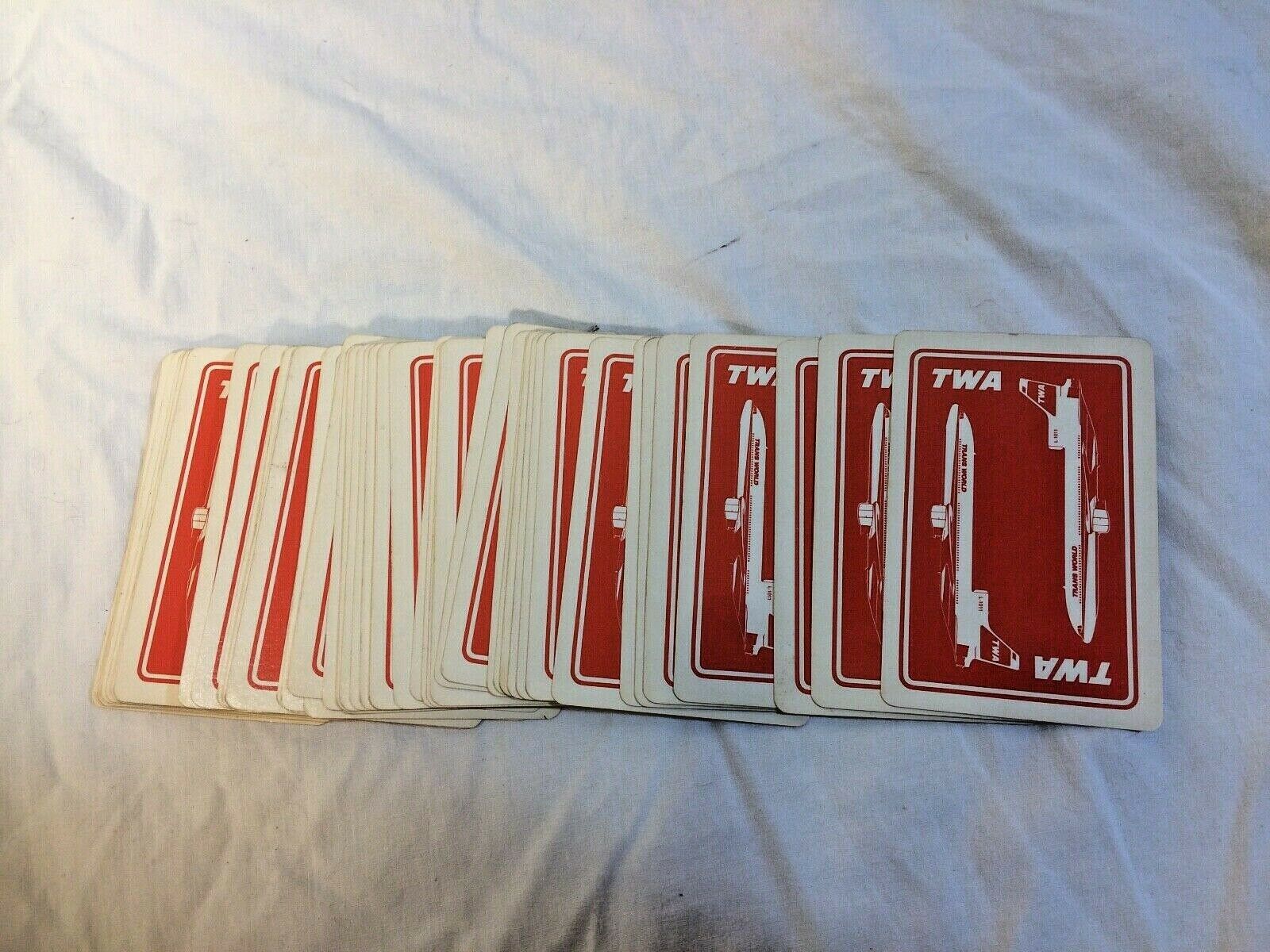 VINTAGE TWA PLAYING CARDS - Western Publishing Co | #14378326