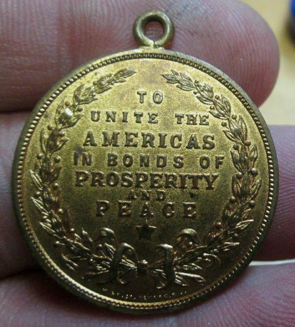 1901 Pan - American Exposition Buffalo Prosperity And Peace Medal ...