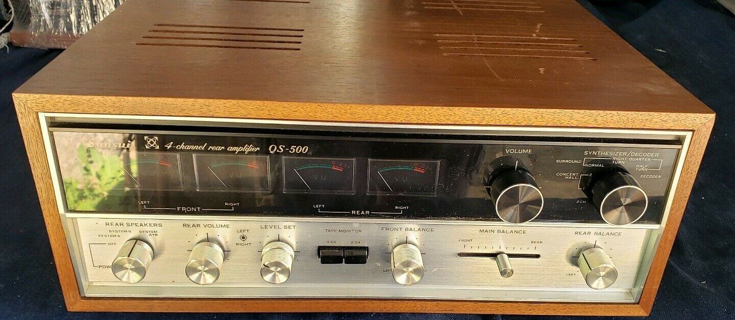 Vintage SANSUI QS - 500 4 ChannelRear Amplifier Amp Phono Org | #14354938
