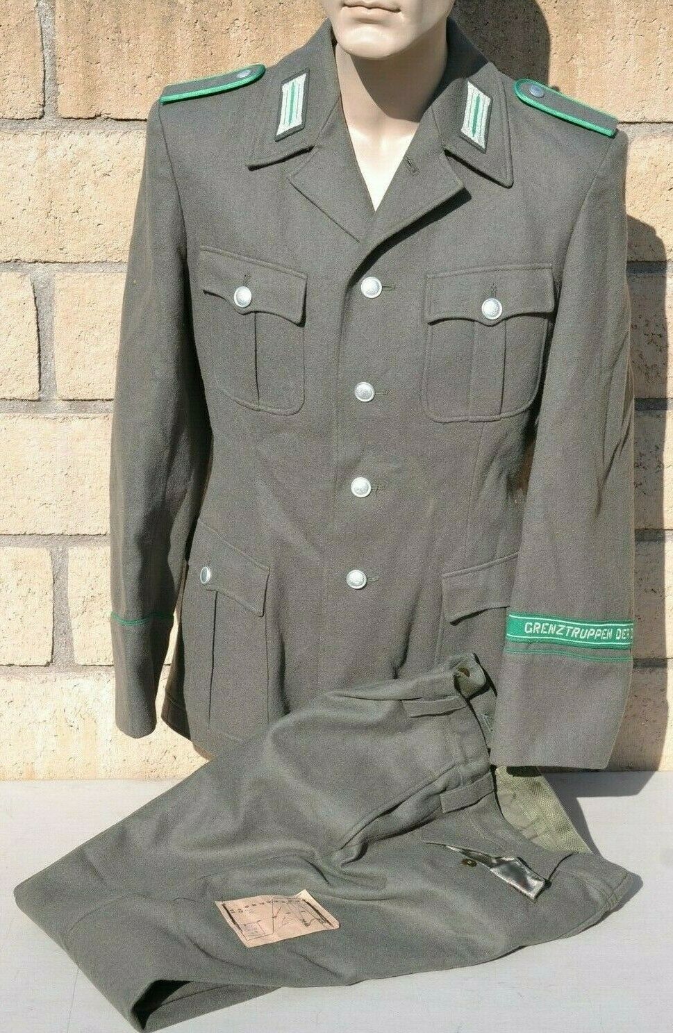 GERMAN UNIFORM BORDER TROOPS GERMANY DEMOCRATIC REPUBLIC GRENZTRUPPEN ...