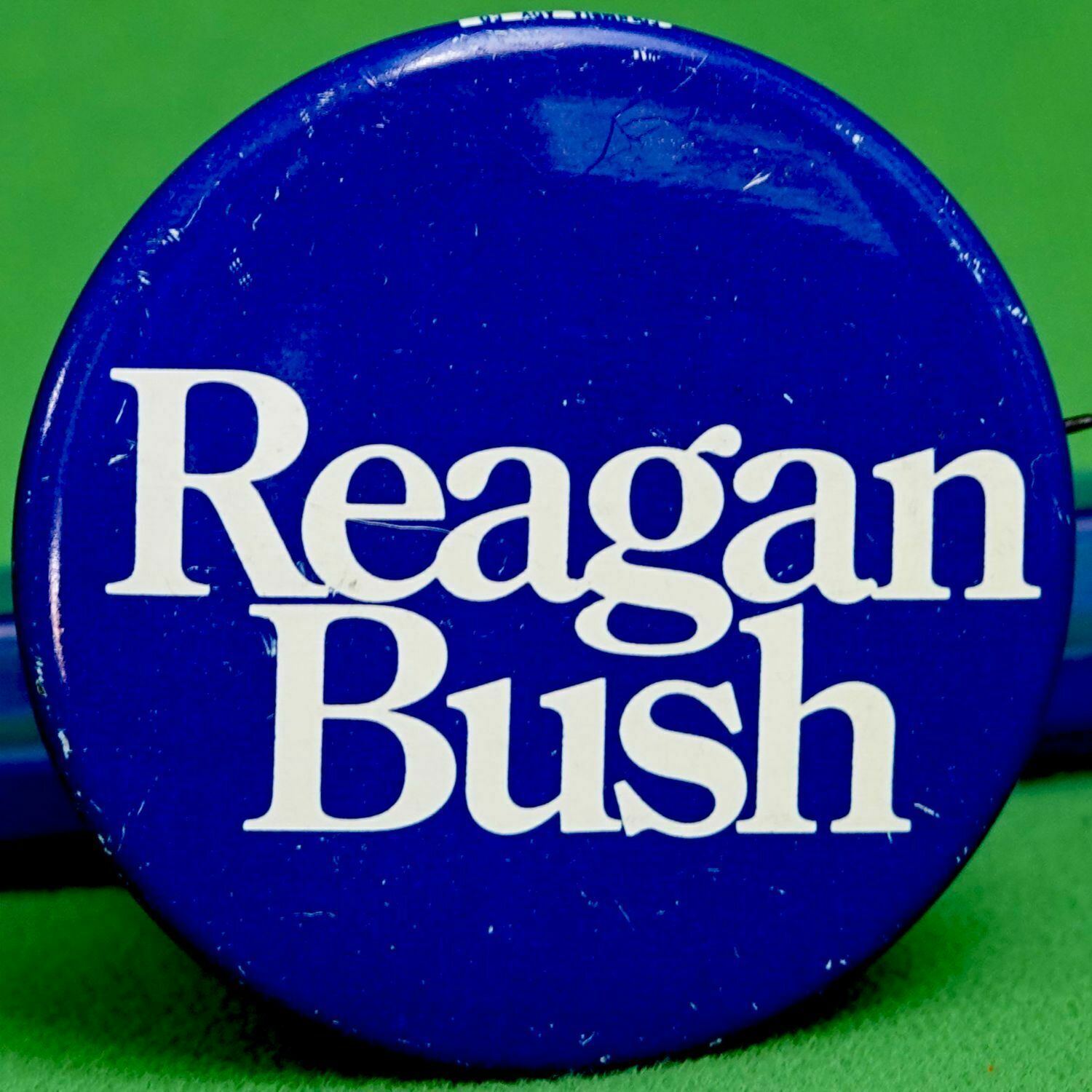 Vintage 1980 Pinback Button, Reagan Bush Presidential Campaign | #14187706