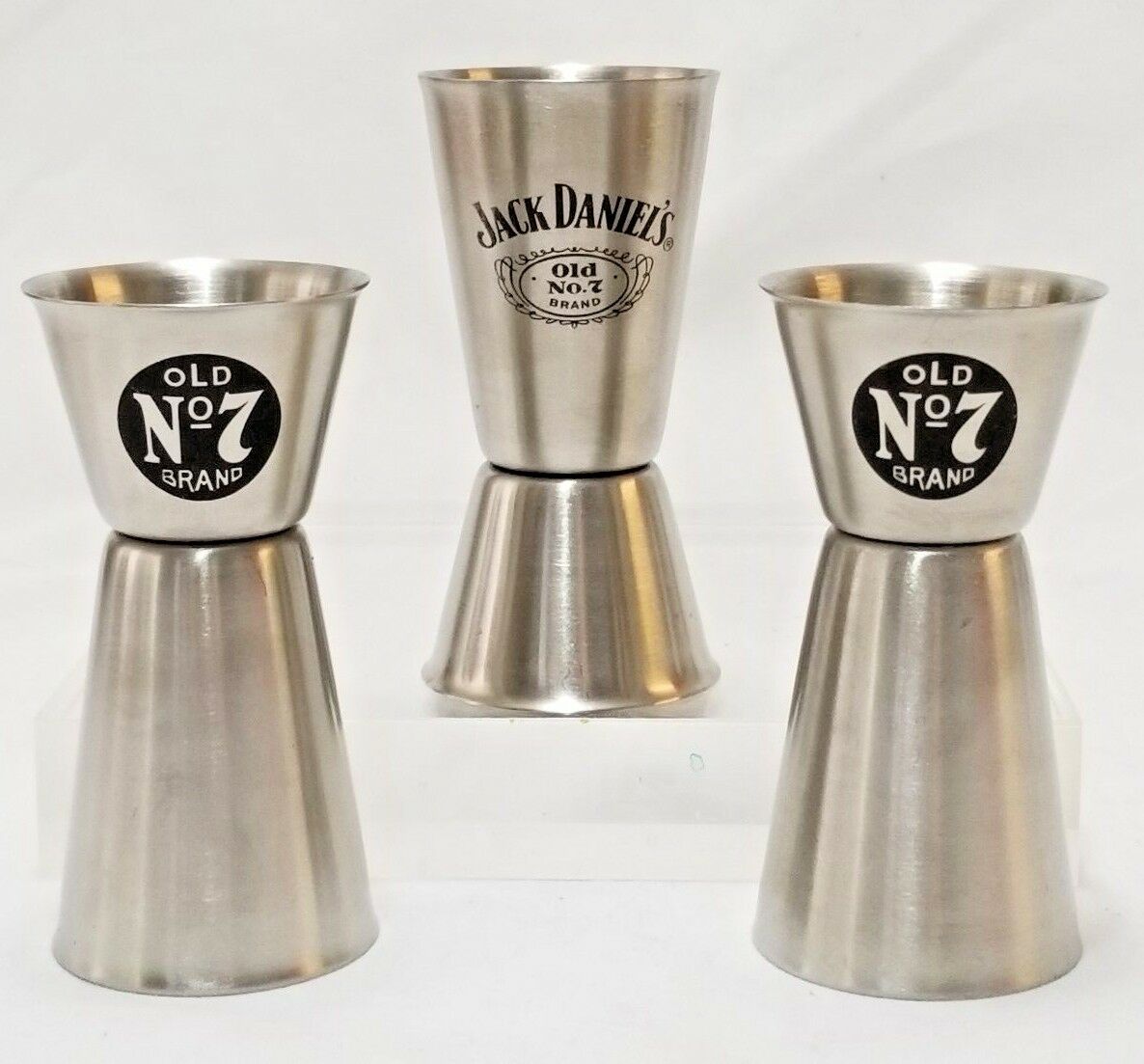 3 - Jack Daniel’s Double Jiggers ' Old No 7 ' Single Double Shot ...