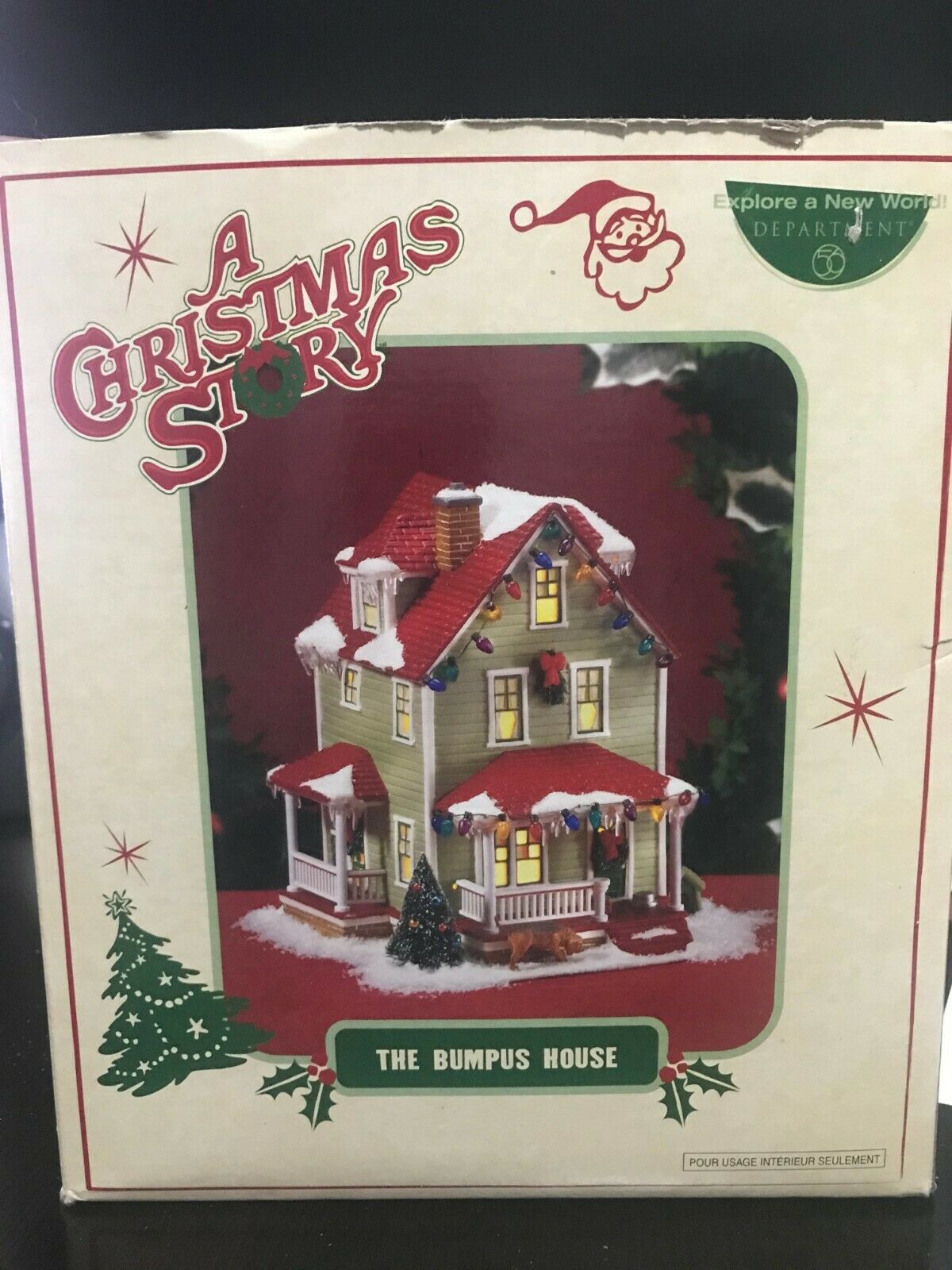 2008 DEPT. 56 A CHRISTMAS STORY " THE BUMPUS HOUSE " RETIRED W/ BOX ...