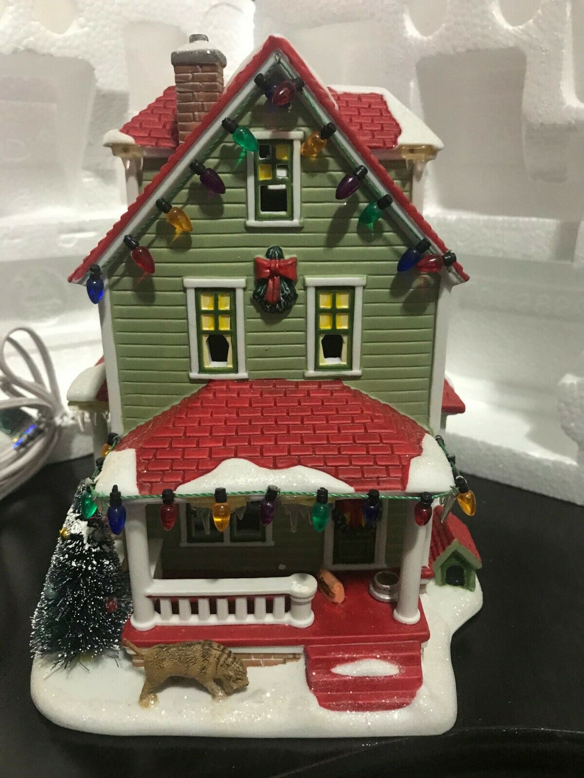 2008 DEPT. 56 A CHRISTMAS STORY " THE BUMPUS HOUSE " RETIRED W/ BOX ...