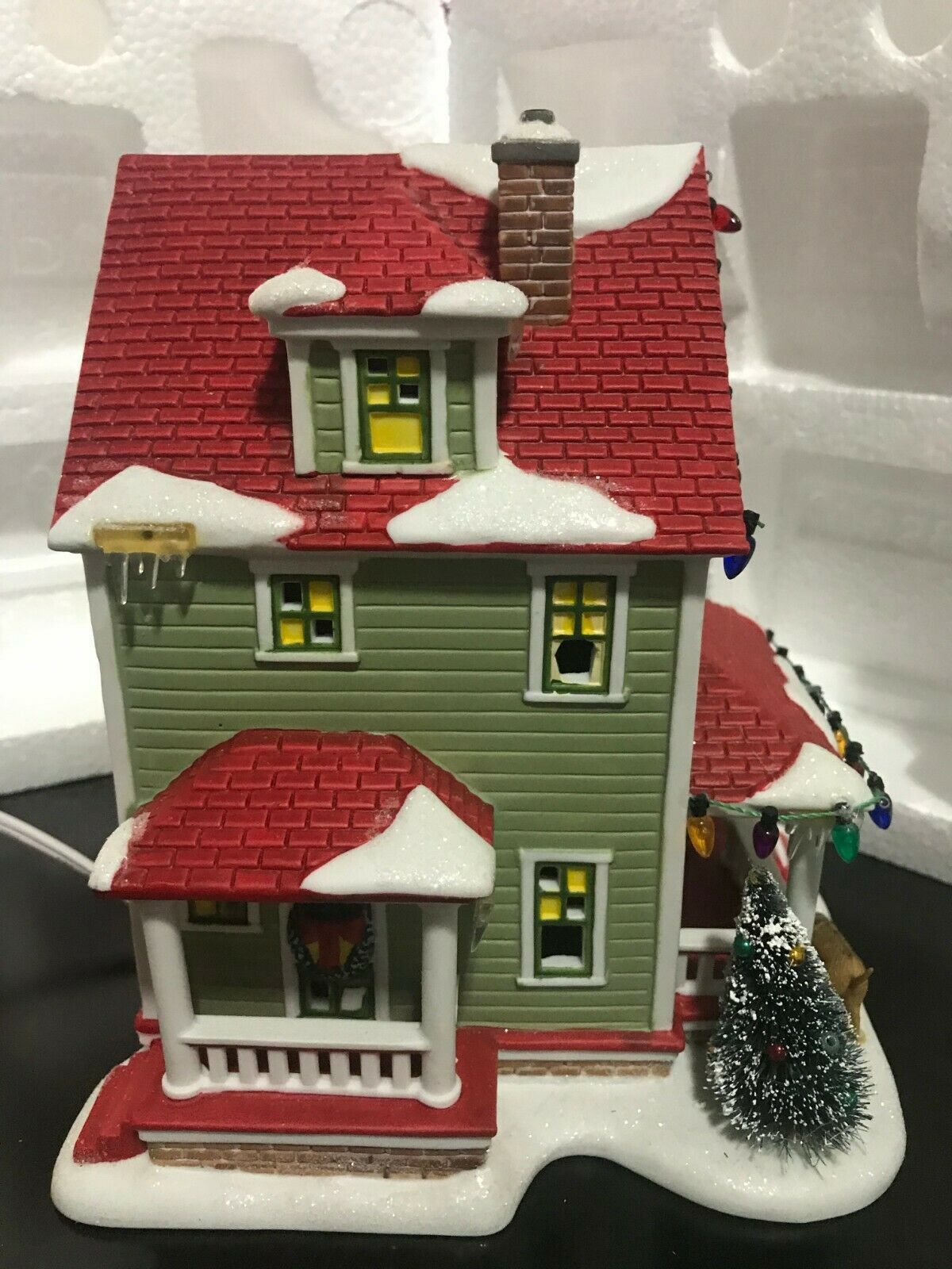 2008 DEPT. 56 A CHRISTMAS STORY " THE BUMPUS HOUSE " RETIRED W/ BOX ...
