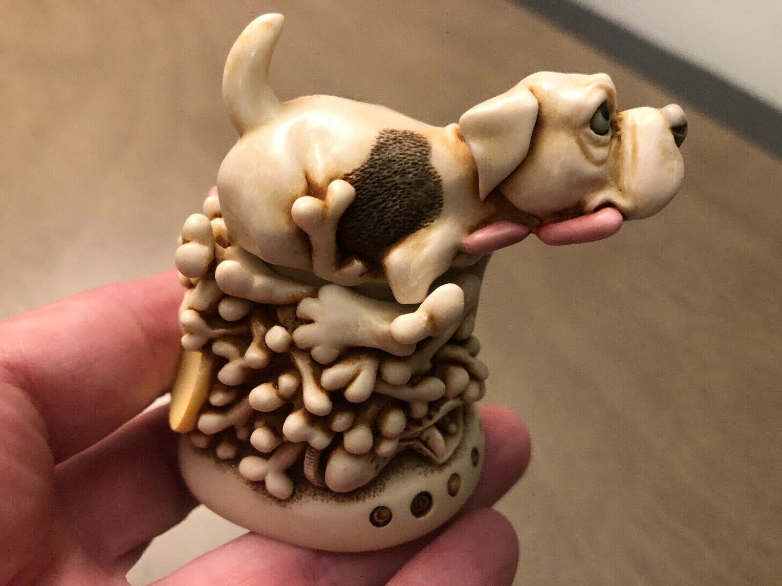 Harmony Kingdom Bad To The Bone Dogs Treasure Jest Trinket Box | #14089482