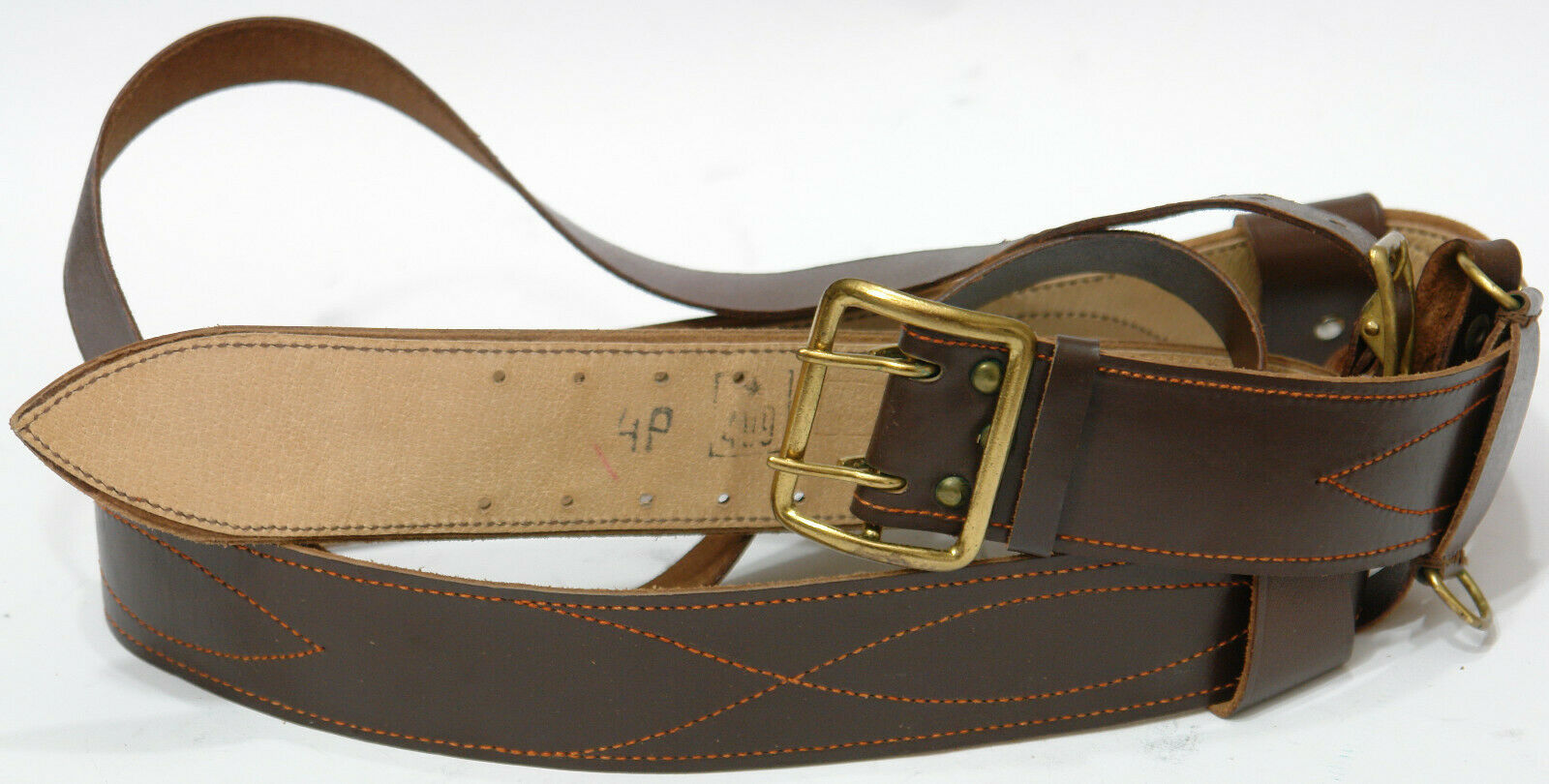 Sz №4 OFFICERS Leather Belt For Uniform Soviet Army Red Army | #14254028