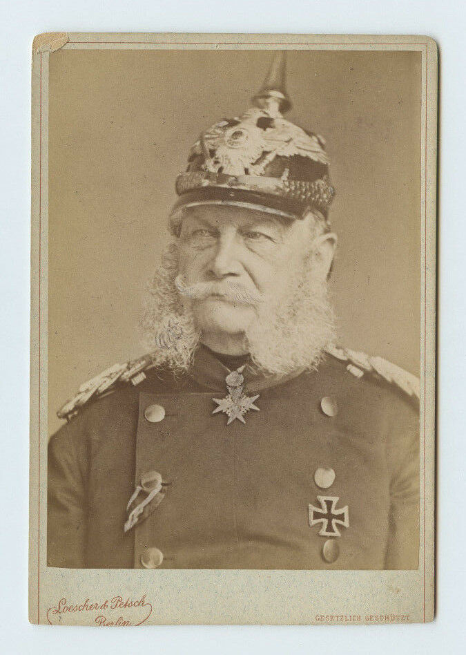 Vintage Cabinet Card Kaiser Wilhelm I Of Germany | #14103035