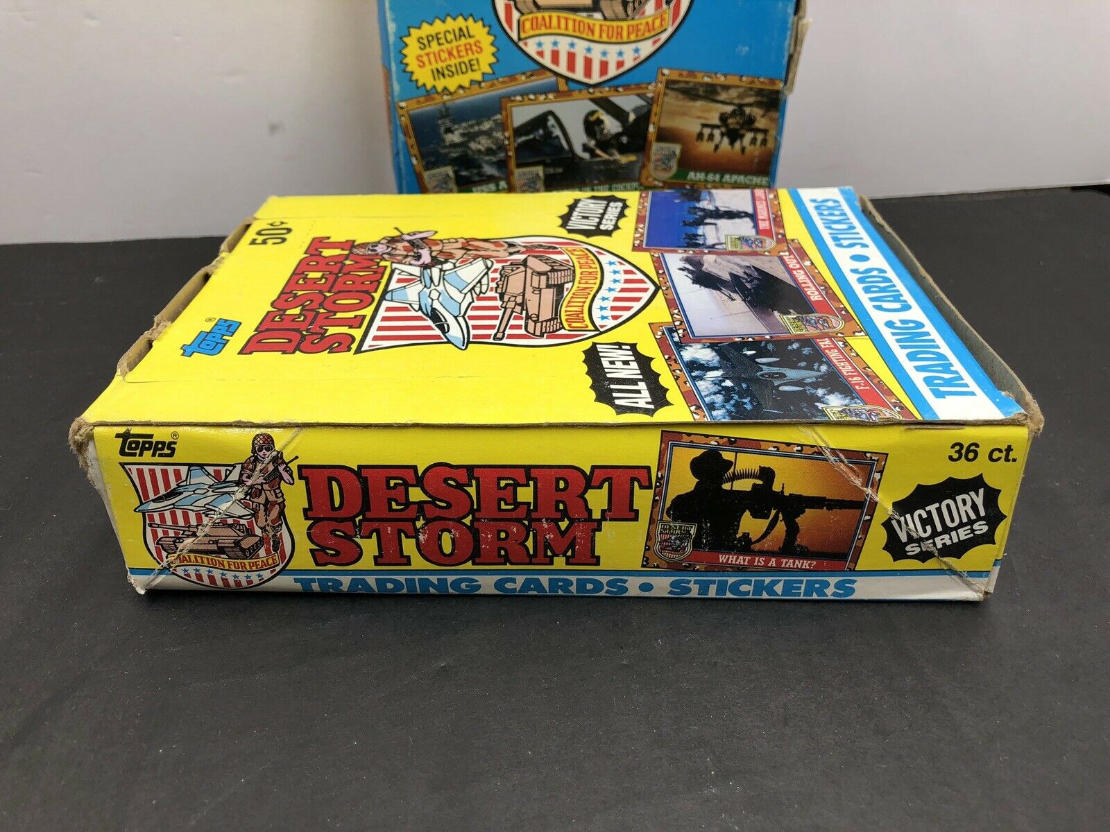 1991 Topps Desert Storm Trading Cards Victory Series Full Box (2 ...