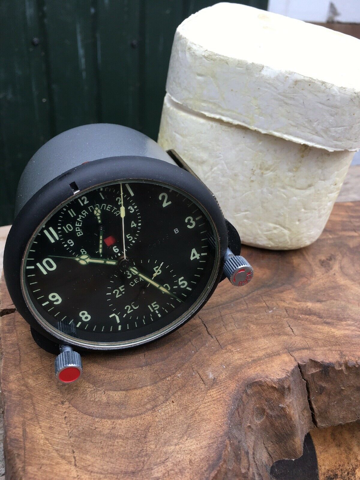 AChS - 1M АЧС - 1М MIG Su2 Military Air Force Aircraft Cockpit Clock ...