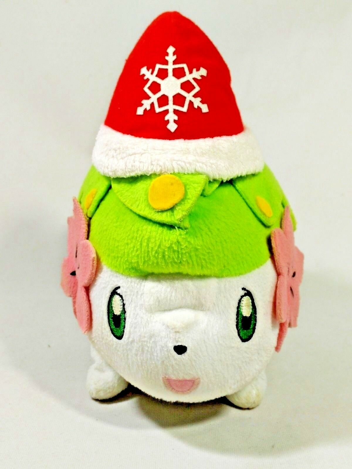 Pokemon Center 2008 Shaymin Santa Christmas Plush Toy Doll Gift Japan ...